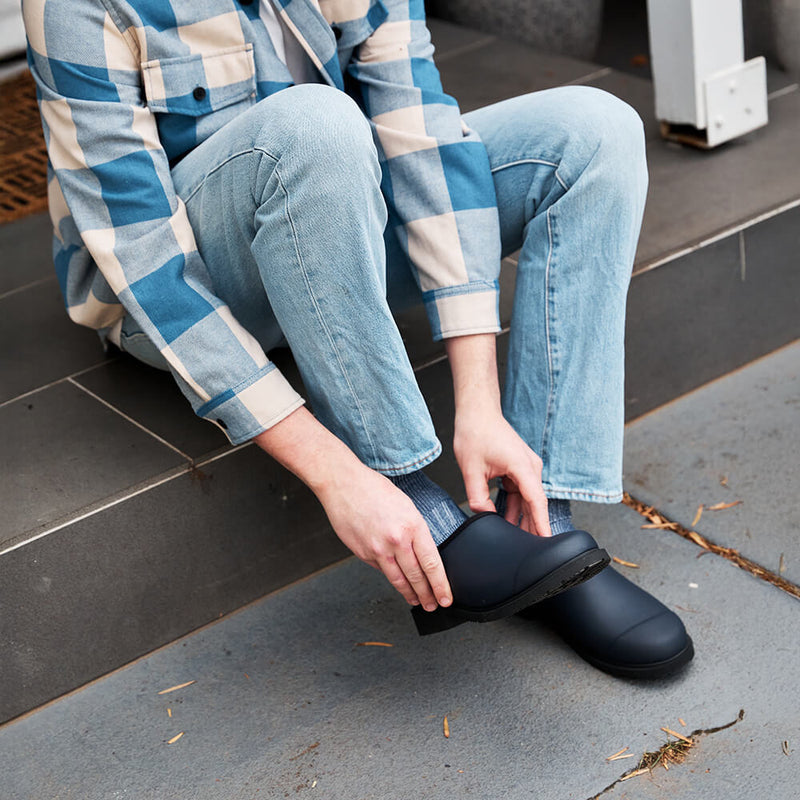 Billie Clog // Midnight Blue