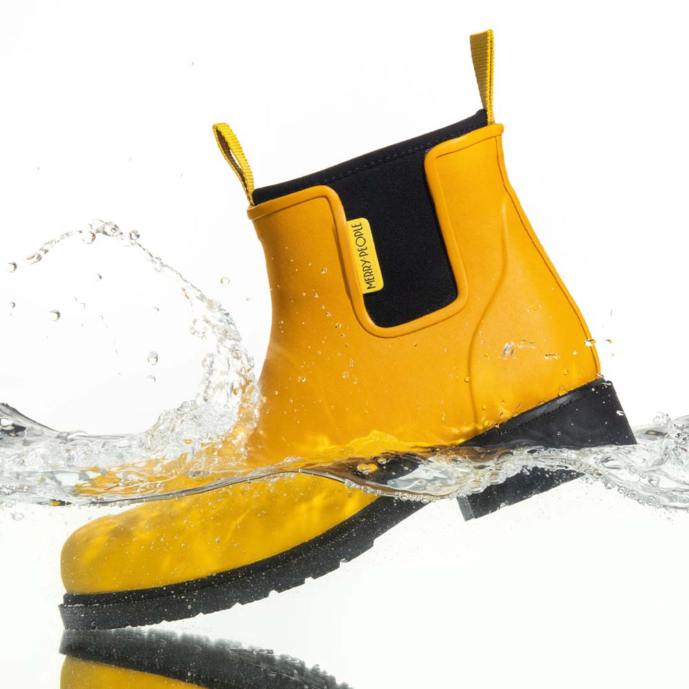 Bobbi Ankle Gumboots | Yellow Gumboots| - Shop Merry People